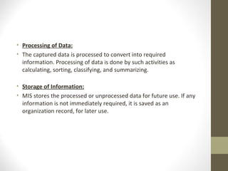 Management information system (an overview) | PPT