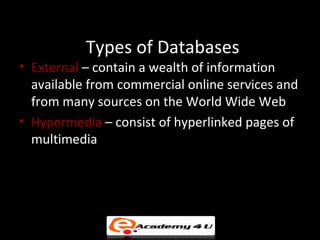 Management information system database management | PPT