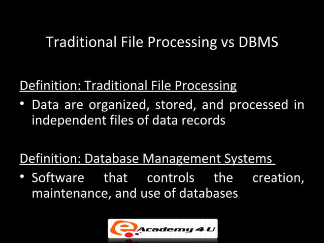 Management information system database management | PPT | Databases | Computer Software and ...