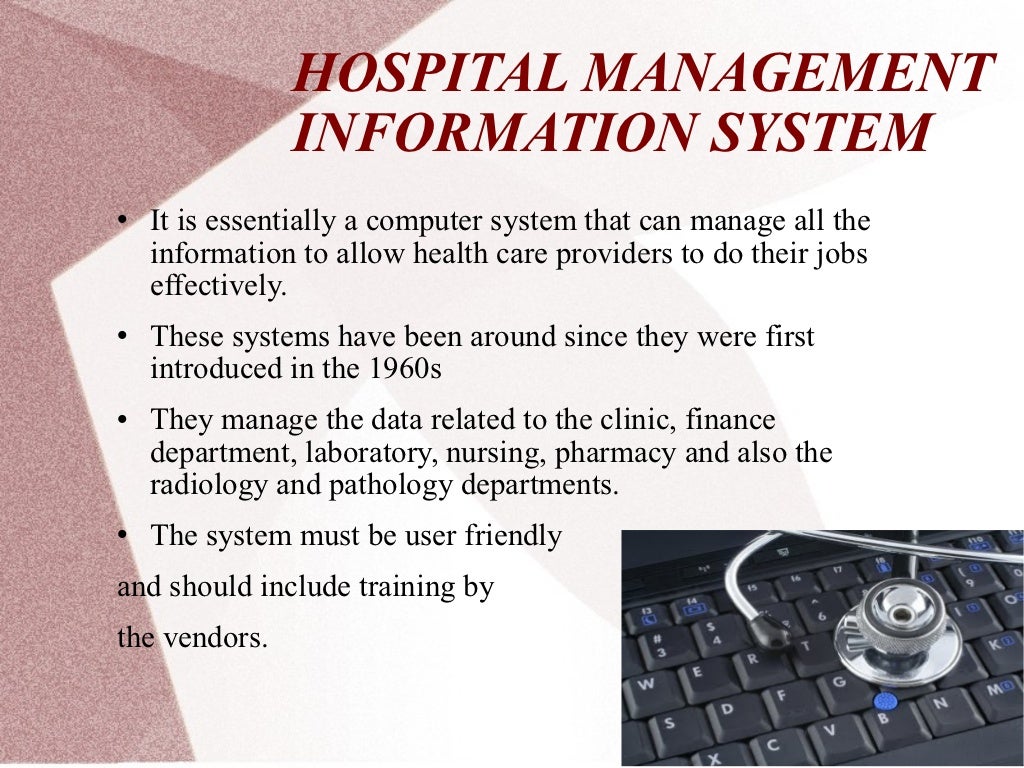 Management Information System In Health Care management-information-system-in-health-care