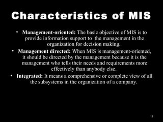 Management information system | PPT