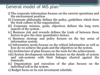 Management information system ( MIS ) | PPTX