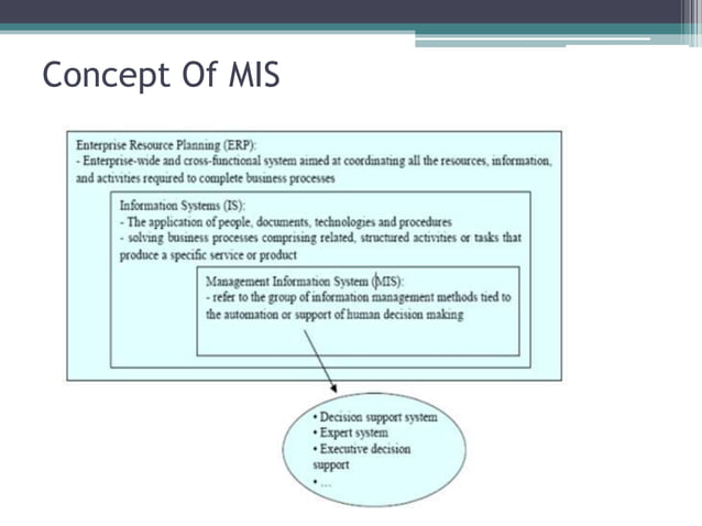 Management information system ( MIS ) | PPTX | Databases | Computer Software and Applications
