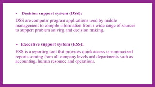 Management information system (MIS) | PPTX