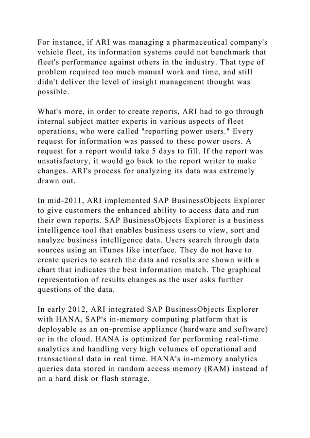 Management Information System MIS 201 .docx