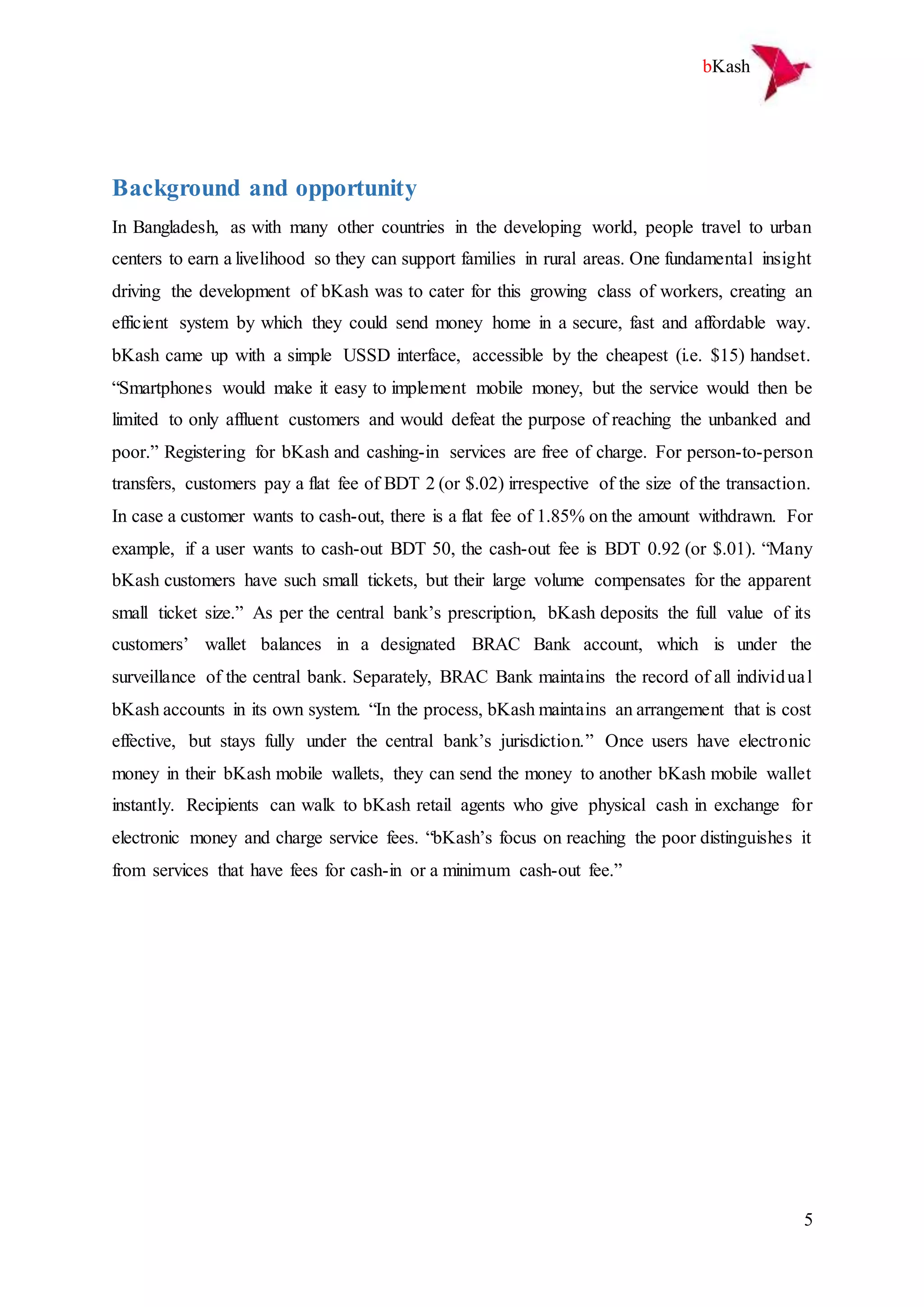 Management Information System on bkash | DOCX
