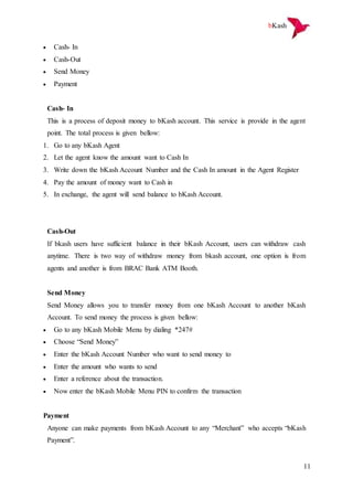 Management Information System on bkash | DOCX