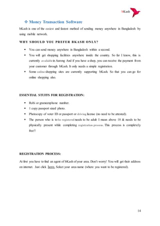 Management Information System on bkash | DOCX