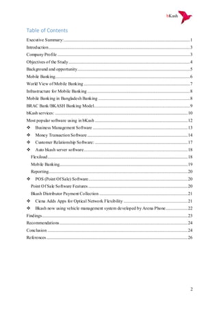 Management Information System on bkash | DOCX