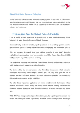 Management Information System on bkash | DOCX