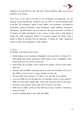 Management Information System on bkash | DOCX