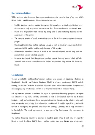 Management Information System on bkash | DOCX