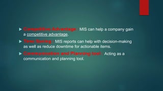 Management information system presentation | PPT