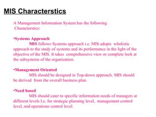 Management information systems | PPT