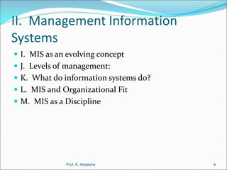 Management information systems | PDF