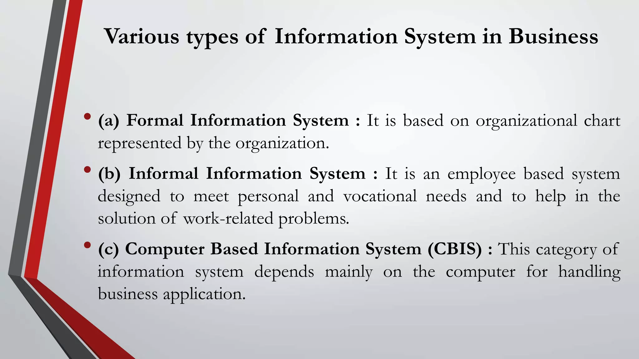 Management information systems | PPTX