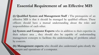 Management information systems | PPTX
