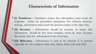 Management information systems | PPTX