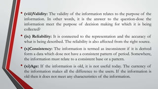 Management information systems | PPTX