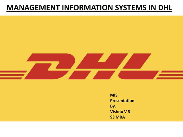 Management information systems in DHL | PPTX