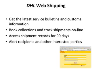 Management information systems in DHL | PPTX