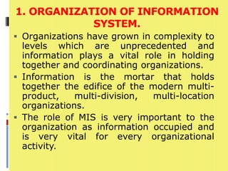 Management information system unit v | PPTX