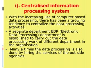 Management information system unit v | PPTX