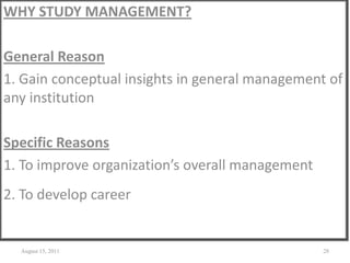 Management in perspective | PDF