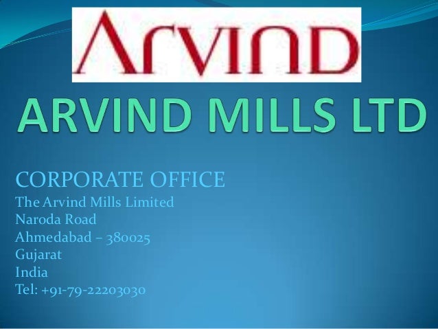 Management in textile industries (arvind mills ltd)