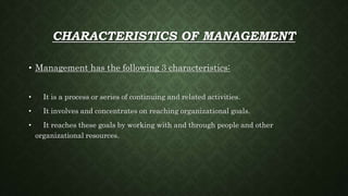 Management in the business enterprise | PPTX