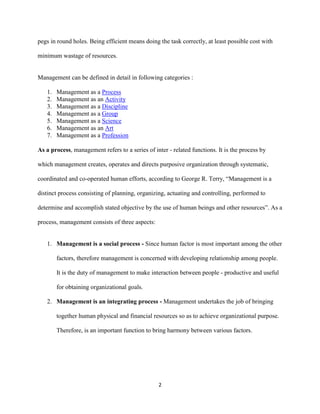 Management is a universal phenomenon | DOCX