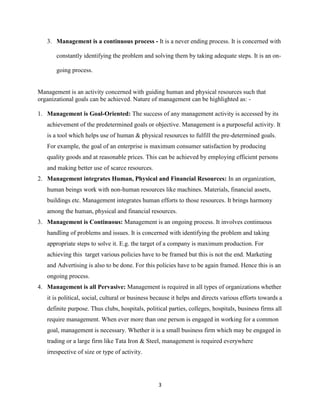 Management is a universal phenomenon | DOCX