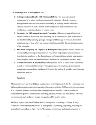 Management is a universal phenomenon | DOCX