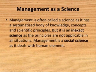 Management & its functions | PPT | Free Download