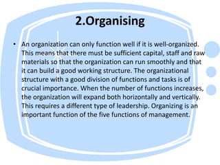 Management & its functions | PPT | Free Download