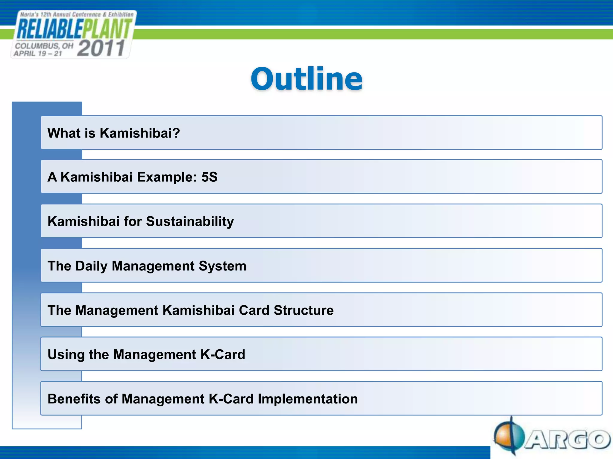 Management Kamishibai Reliable Plant 2011 Compressed | PPTX | Business ...