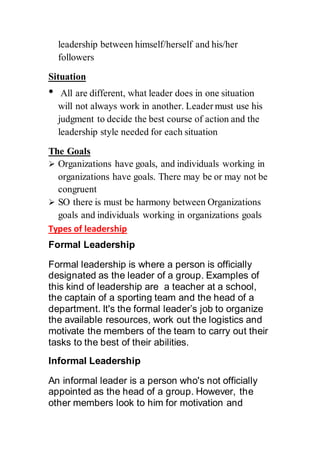 Management & leadership | DOCX