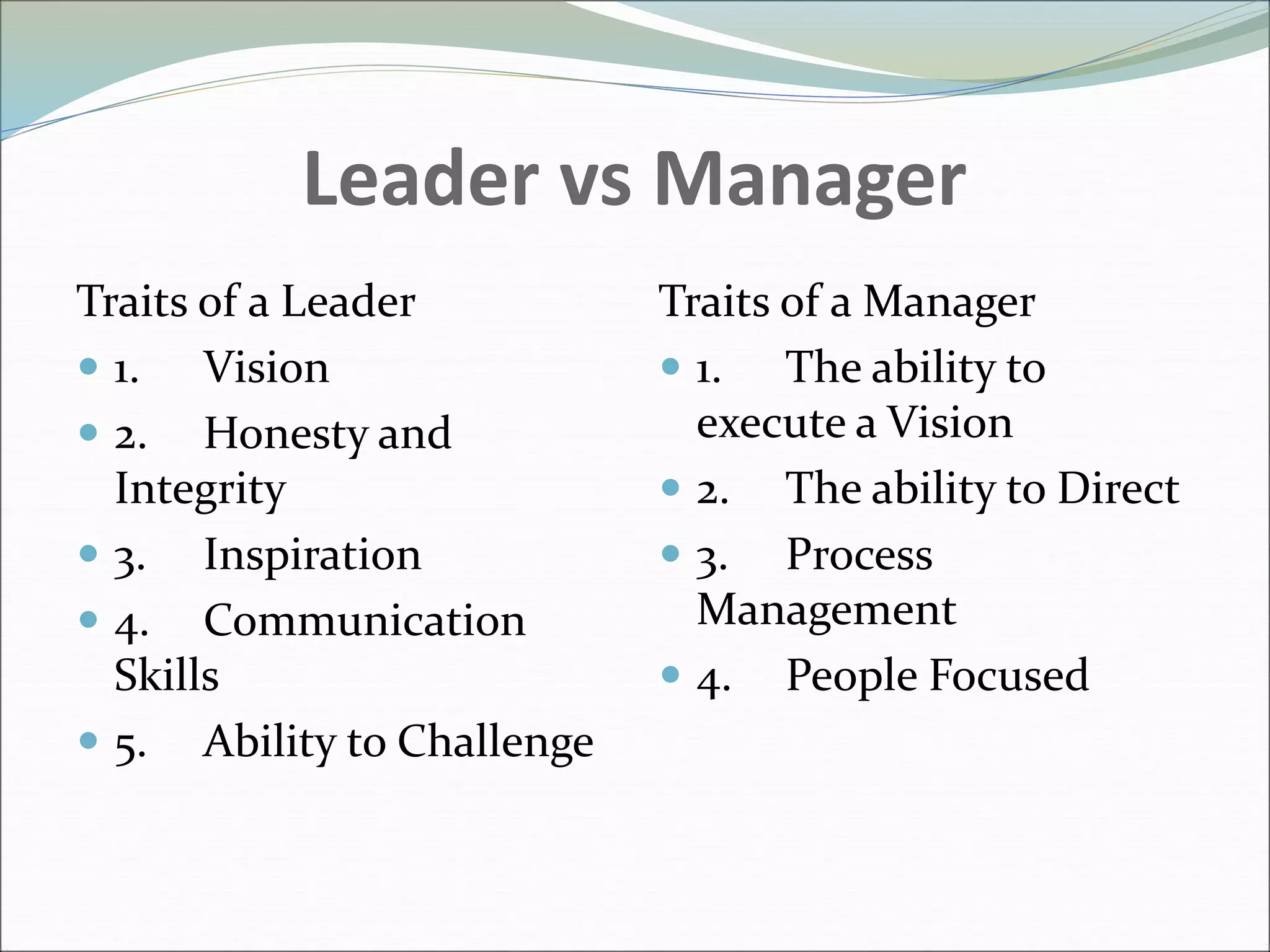 Management & Leadership | PPT