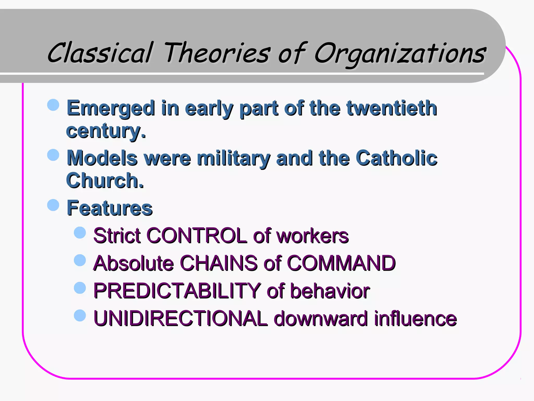 Management learning classical approaches | PPT