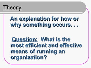 Management learning classical approaches | PPT