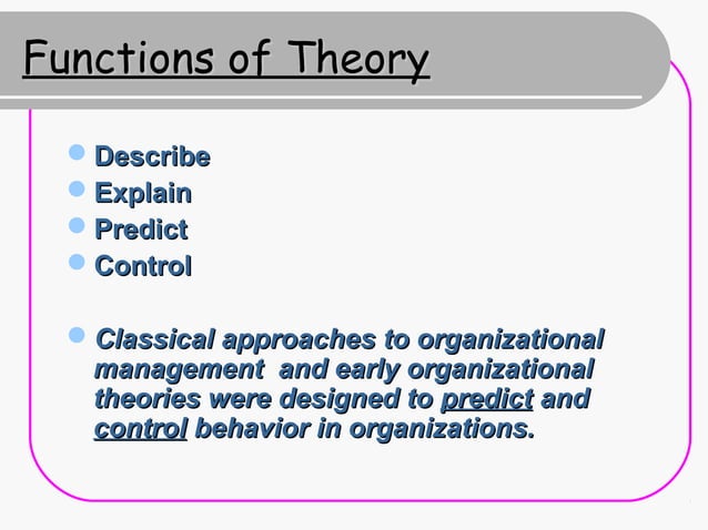 Management learning classical approaches | PPT | Business ...