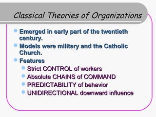 Management learning classical approaches | PPT