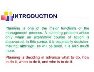 Planning in Management lecture 04_class | PPT