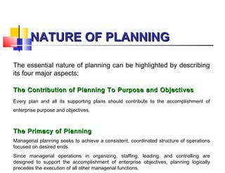 Planning in Management lecture 04_class | PPT