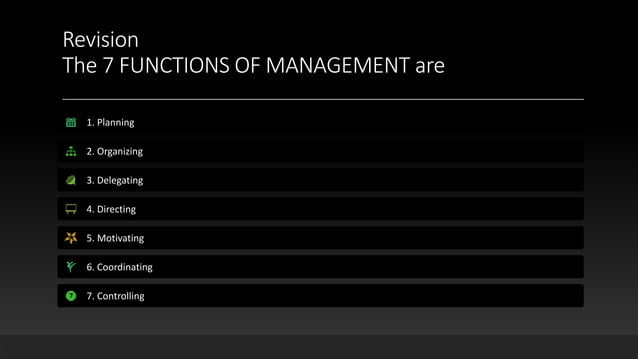 Management lesson 1 recap | PPT