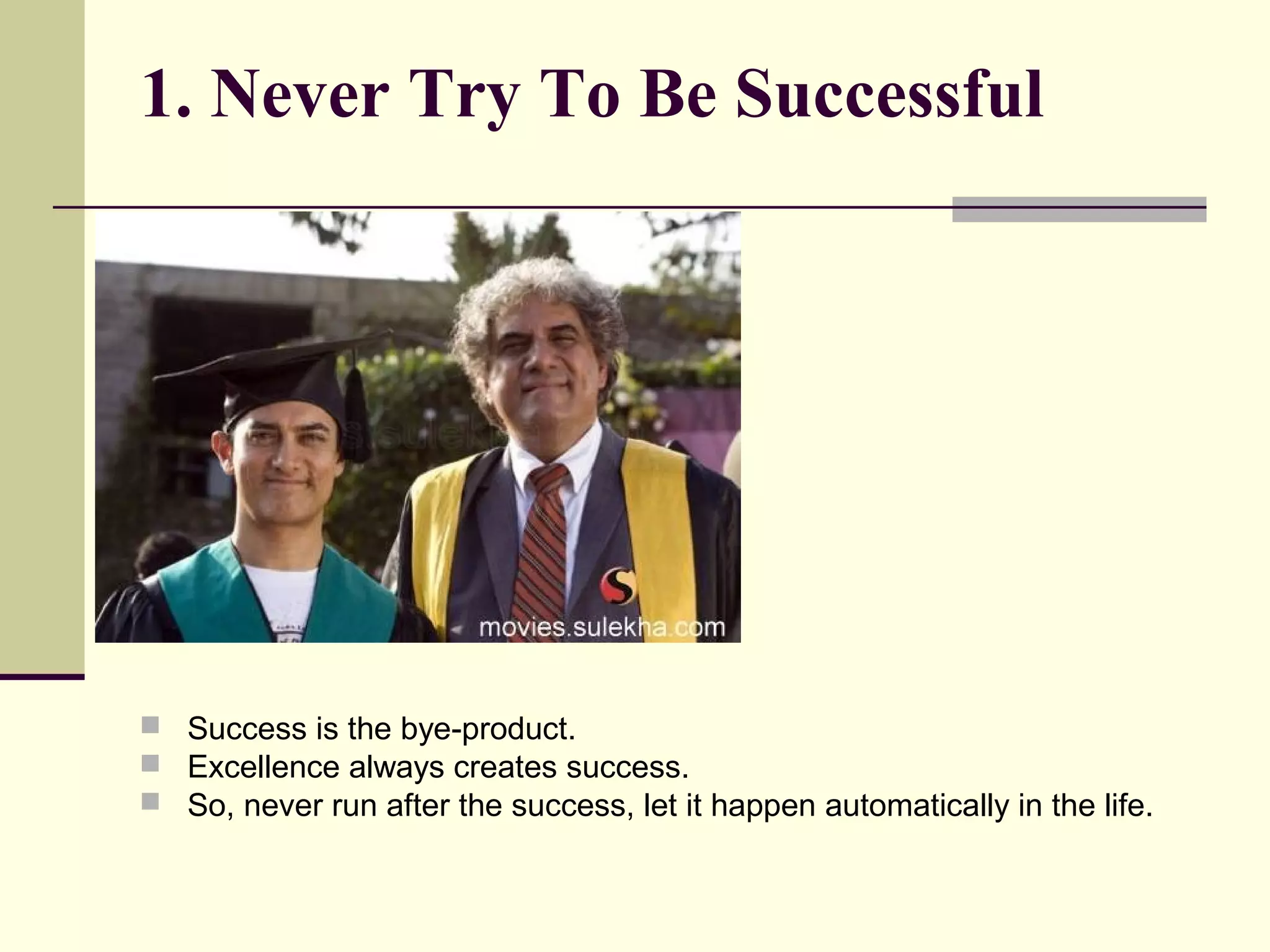 Management lessons from 3 idiots | PPT