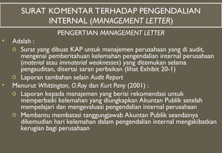 Management Letter For Auditing Accounting & Finance | PPT