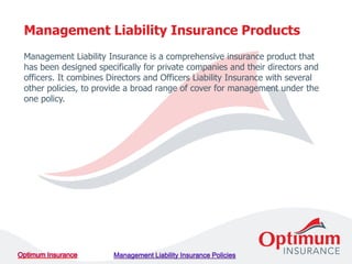 Management Liability Insurance | PPT