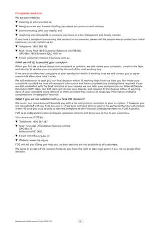 Vero Management liability policy wording | PDF