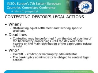 Management mistakes and liability in serbian insolvency proceedings ...